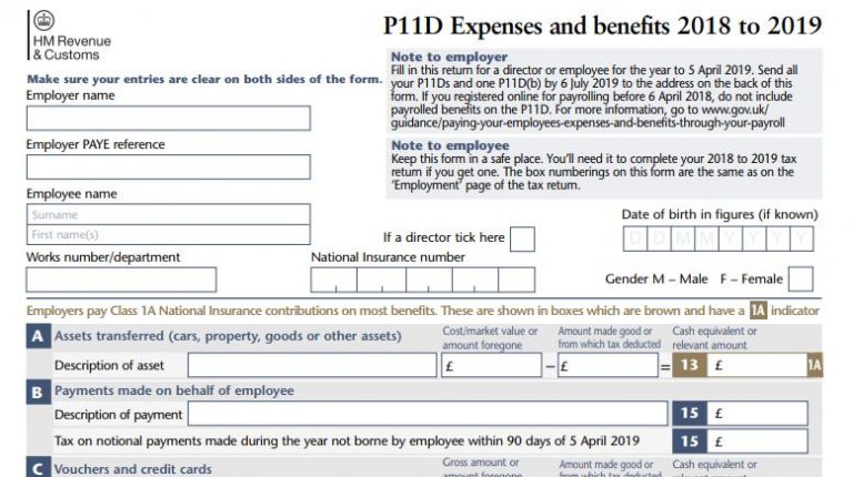 What is a P11D and do you need to complete one? - Clapham Based ...